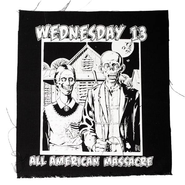 Wednesday 13 "American Gothic Back Patch" Patch - Horror Business
