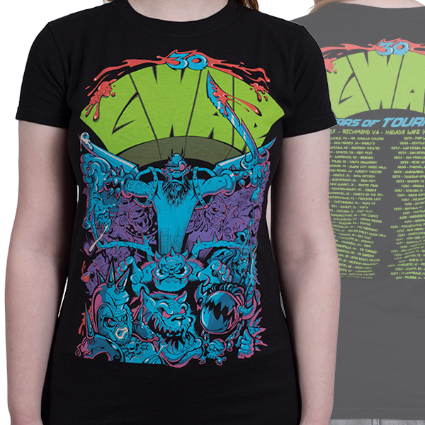 Gwar "30 Years Tour Shirt" Girls T-shirt - Gwar